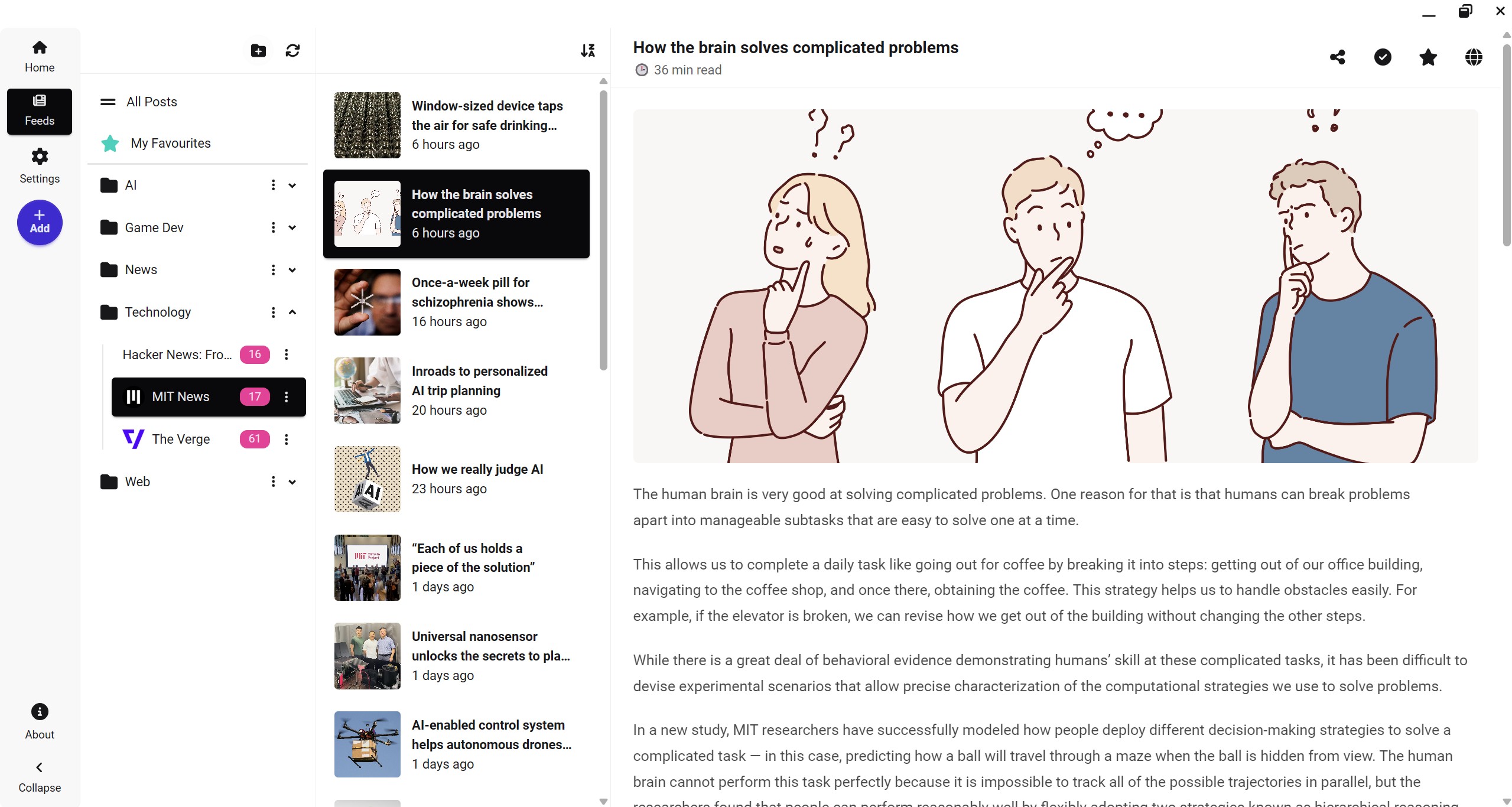 Reader Project - Modern RSS Reader