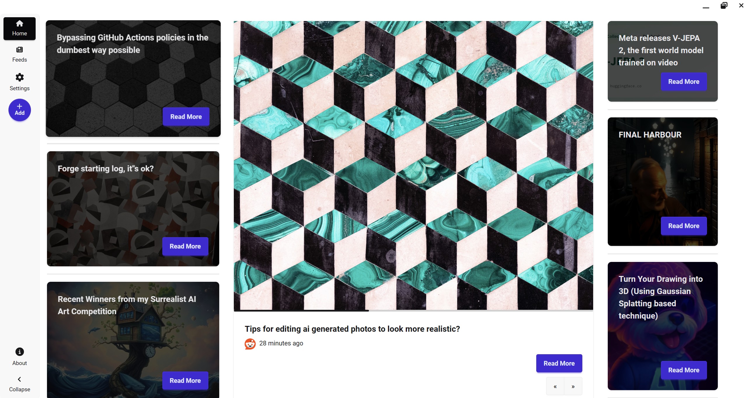 Reader Project - Modern RSS Reader