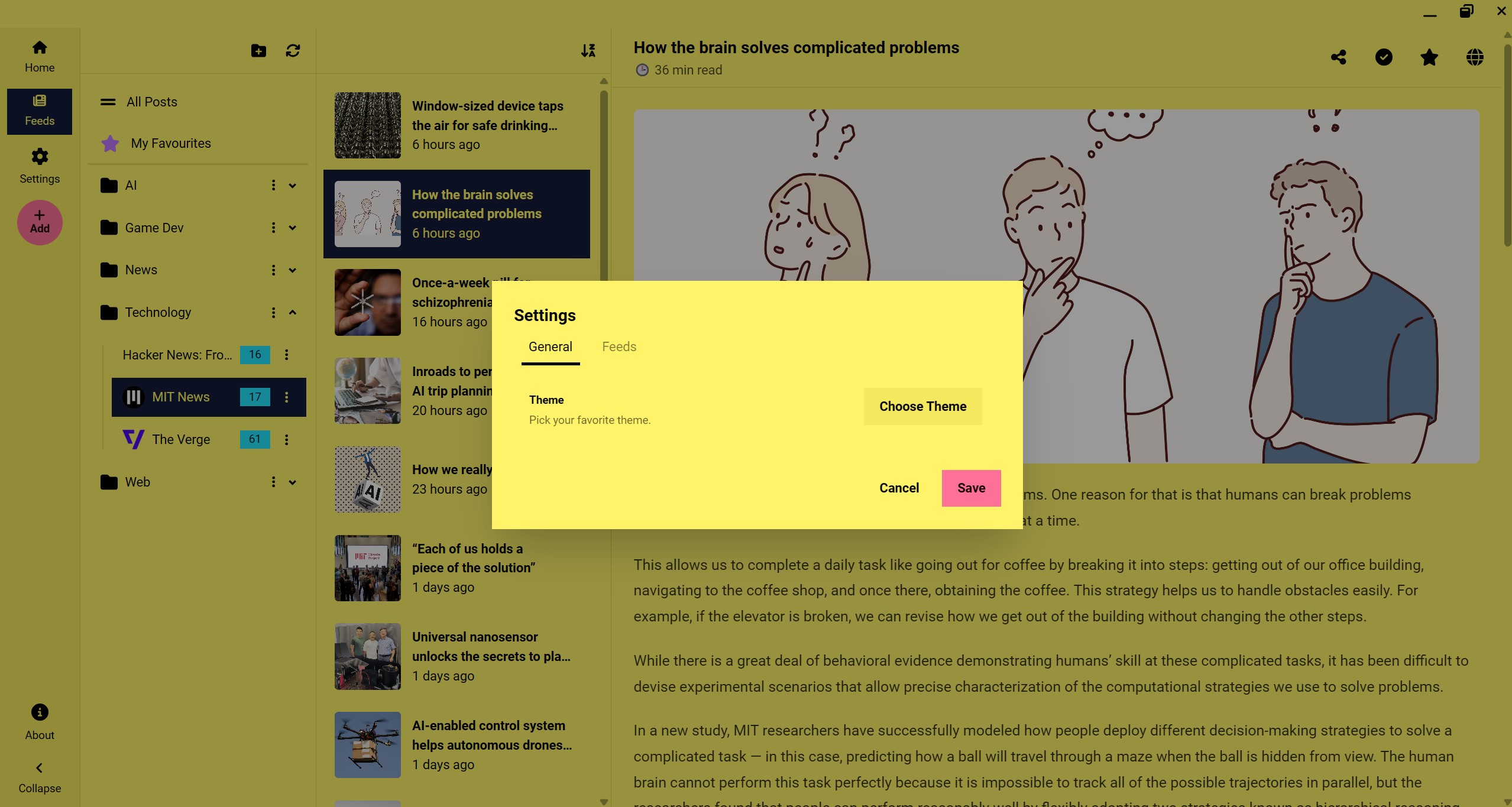Reader Project - Modern RSS Reader