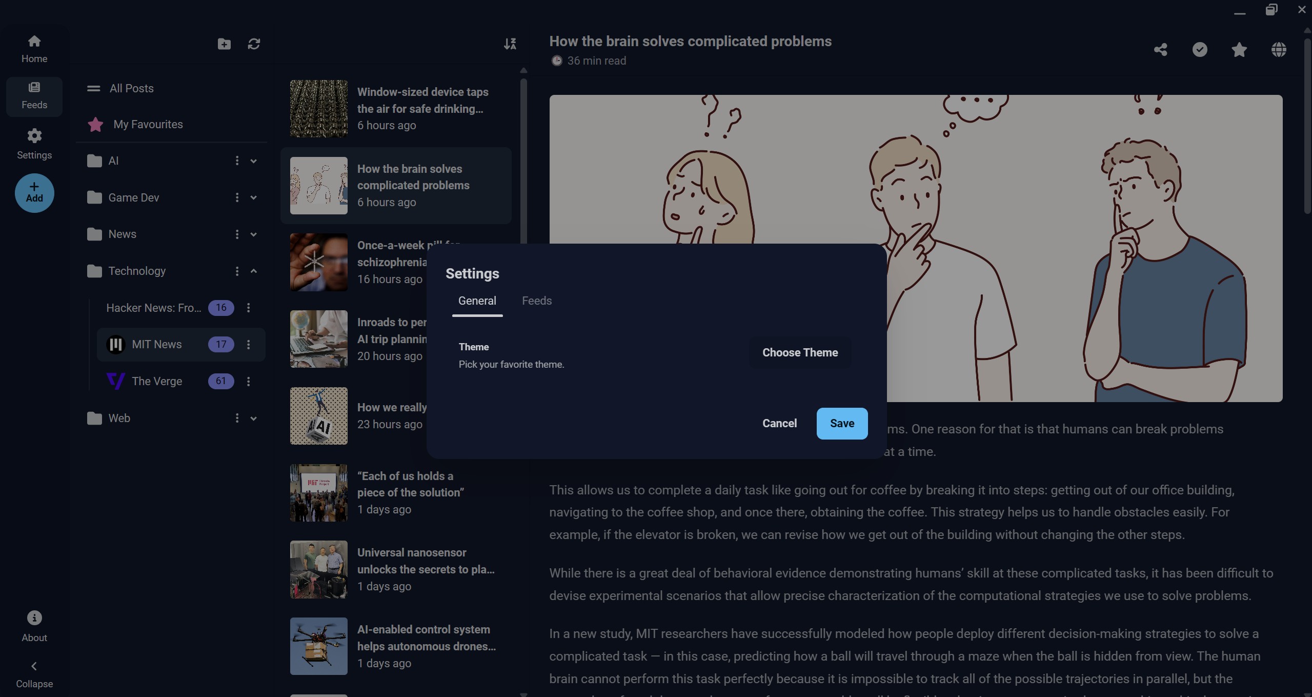 Reader Project - Modern RSS Reader